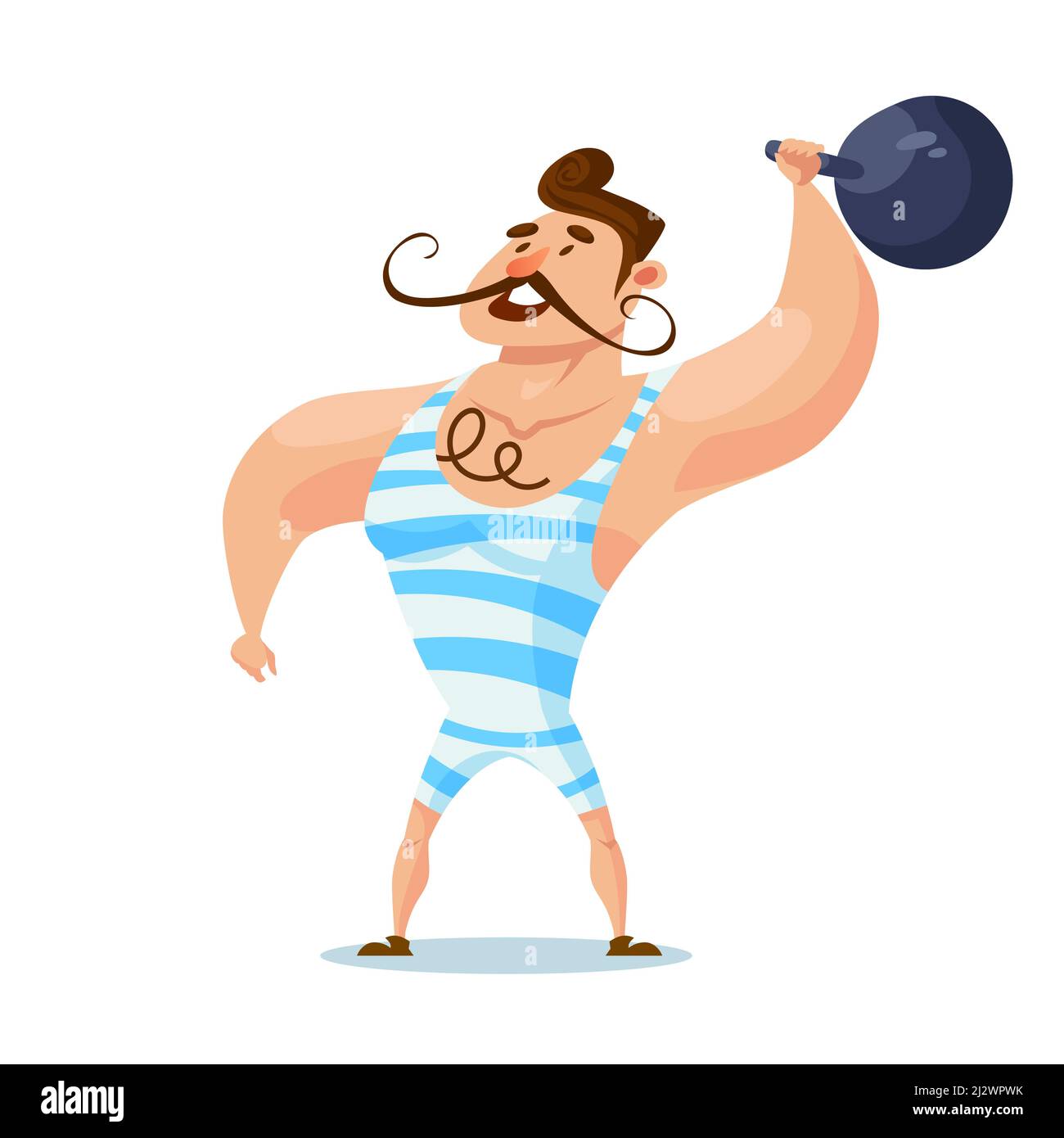 Circus dumbbell Stock Vector Images - Alamy