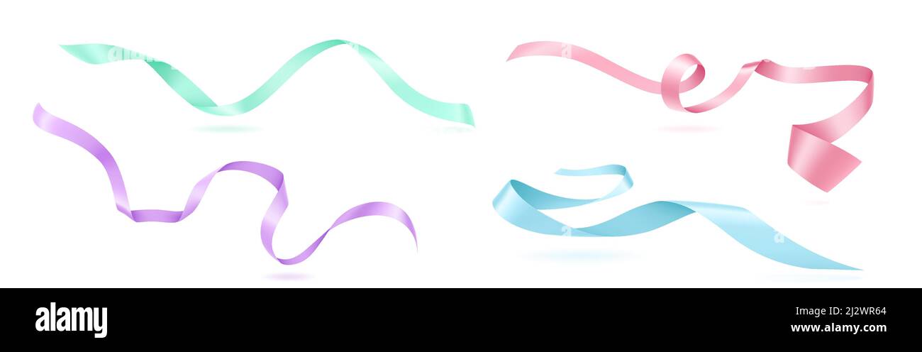 Curly ribbons hi-res stock photography and images - Alamy