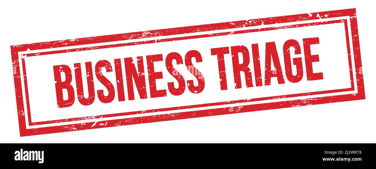 Business triage stamp hi-res stock photography and images - Alamy