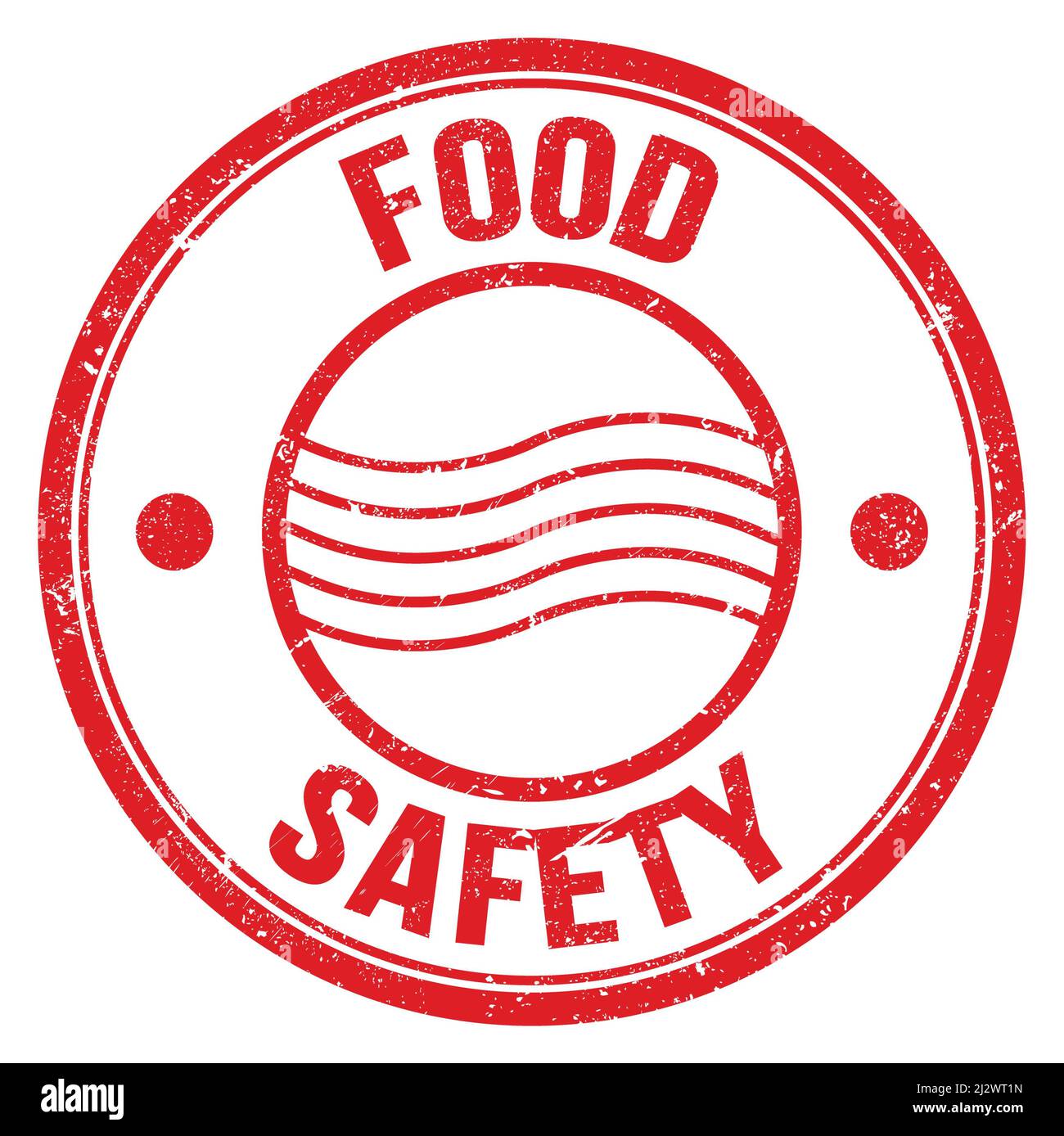 FOOD SAFETY text written on red round postal stamp sign Stock Photo - Alamy