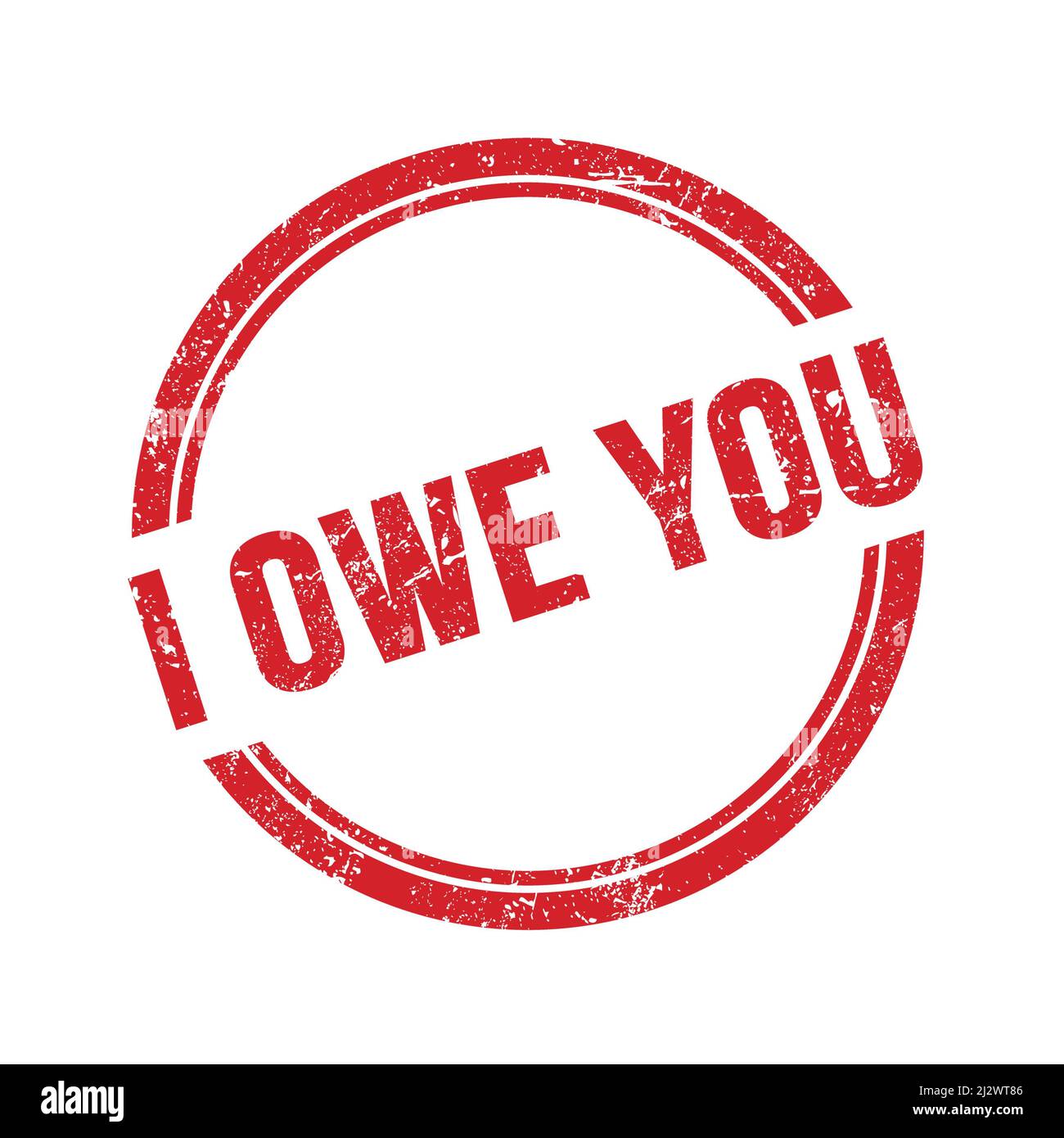 I owe you word Cut Out Stock Images & Pictures - Alamy