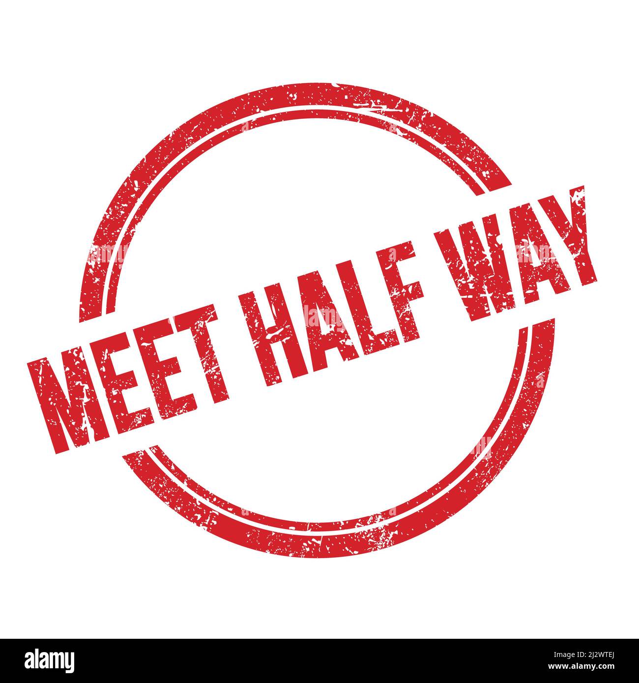 Meet half way stamp hi-res stock photography and images - Alamy