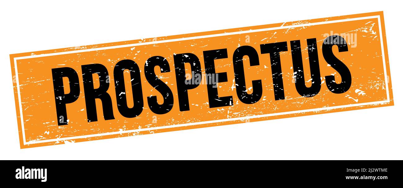 Prospectus stamp hi-res stock photography and images - Alamy