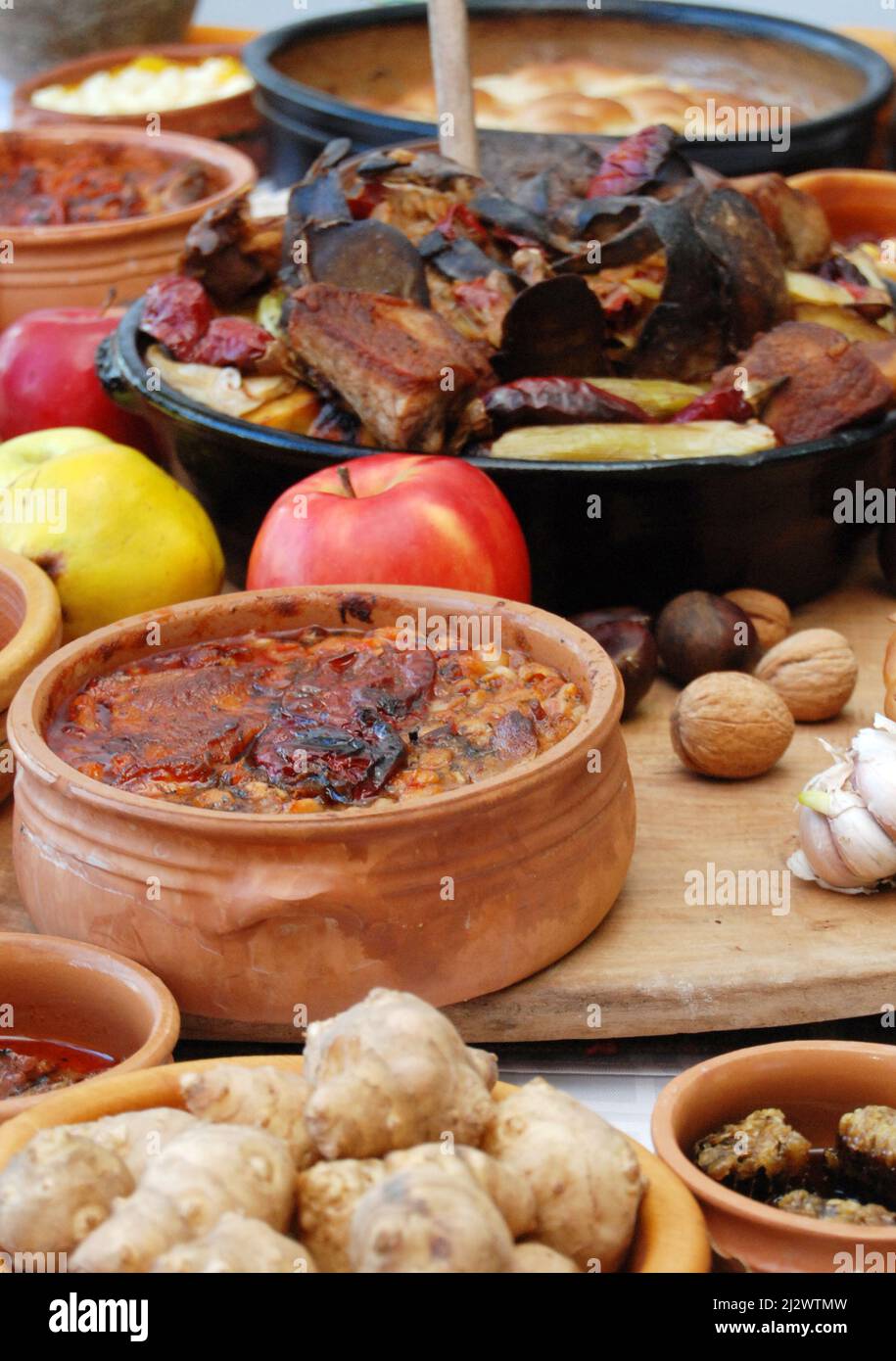 Traditional macedonian food hi-res stock photography and images - Alamy