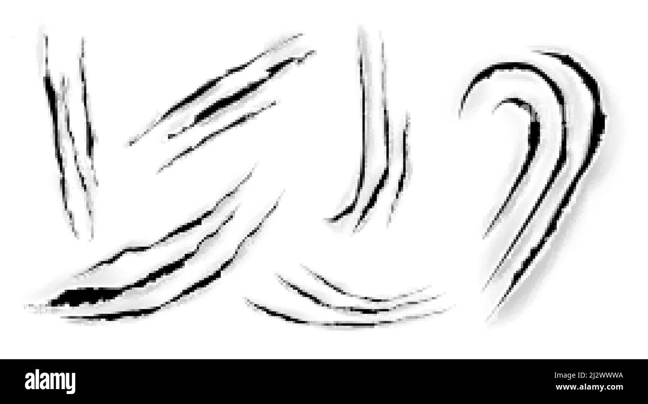 Tiger claw mark scratches on hi-res stock photography and images - Alamy