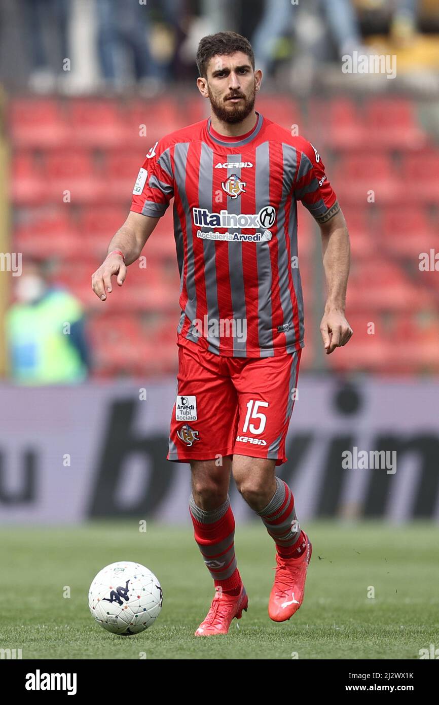 Stadio Giovanni Zini, Cremona, Italy, April 02, 2022, Matteo Bianchetti ...