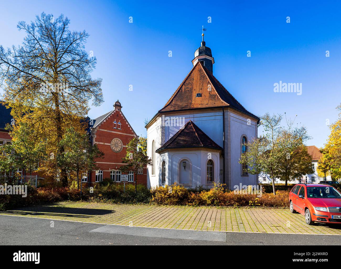 St. Leopold Church in Hildburghausen, Thuringia, Germany Stock Photo ...