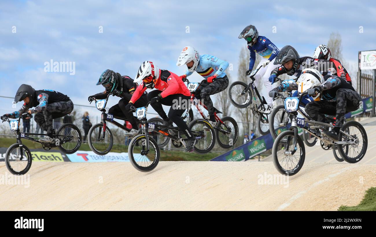 April 3, 2022, Verona, Veneto, Italy: LEO GAROYAN of France #20 wins ...