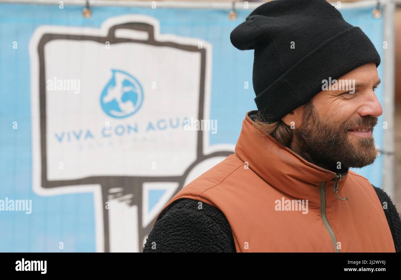01 April 2022, Hamburg: Benjamin Adrion, founder of the non-profit ...
