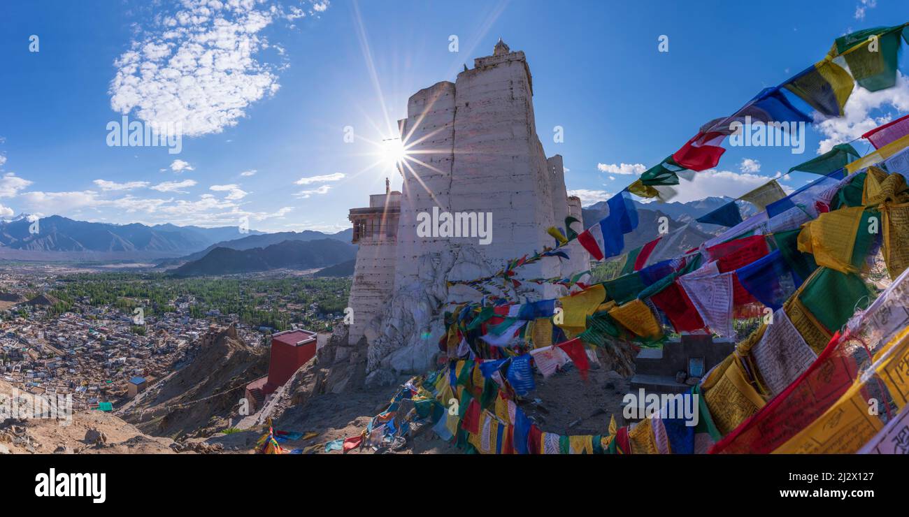 The Namgyal Tsemo Gompa Monastery, Tsenmo Hill, Leh, Ladakh, Jammu and ...