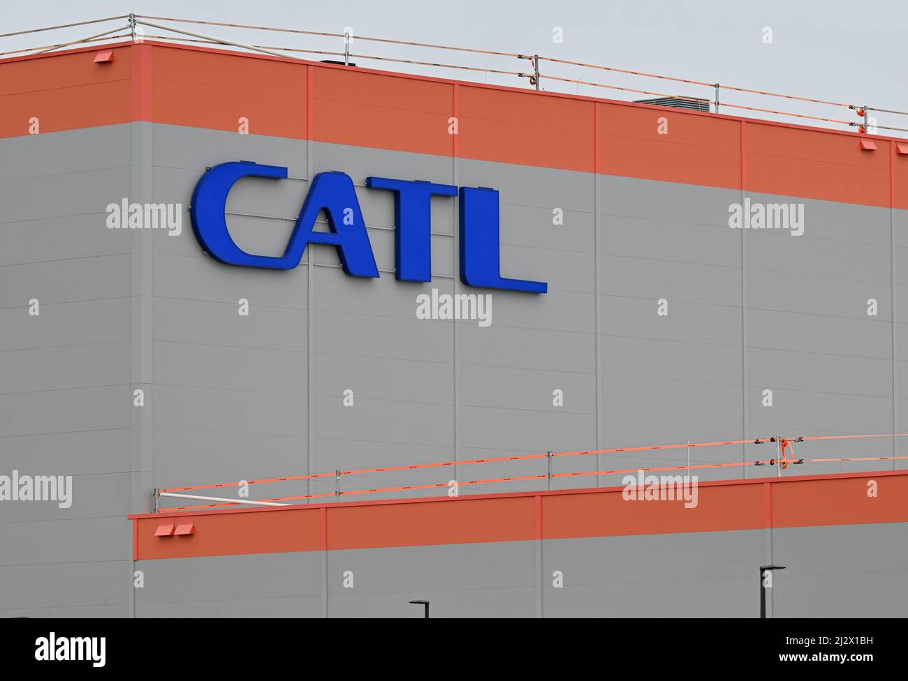 Arnstadt, Germany. 04th Apr, 2022. The company name is on the ...