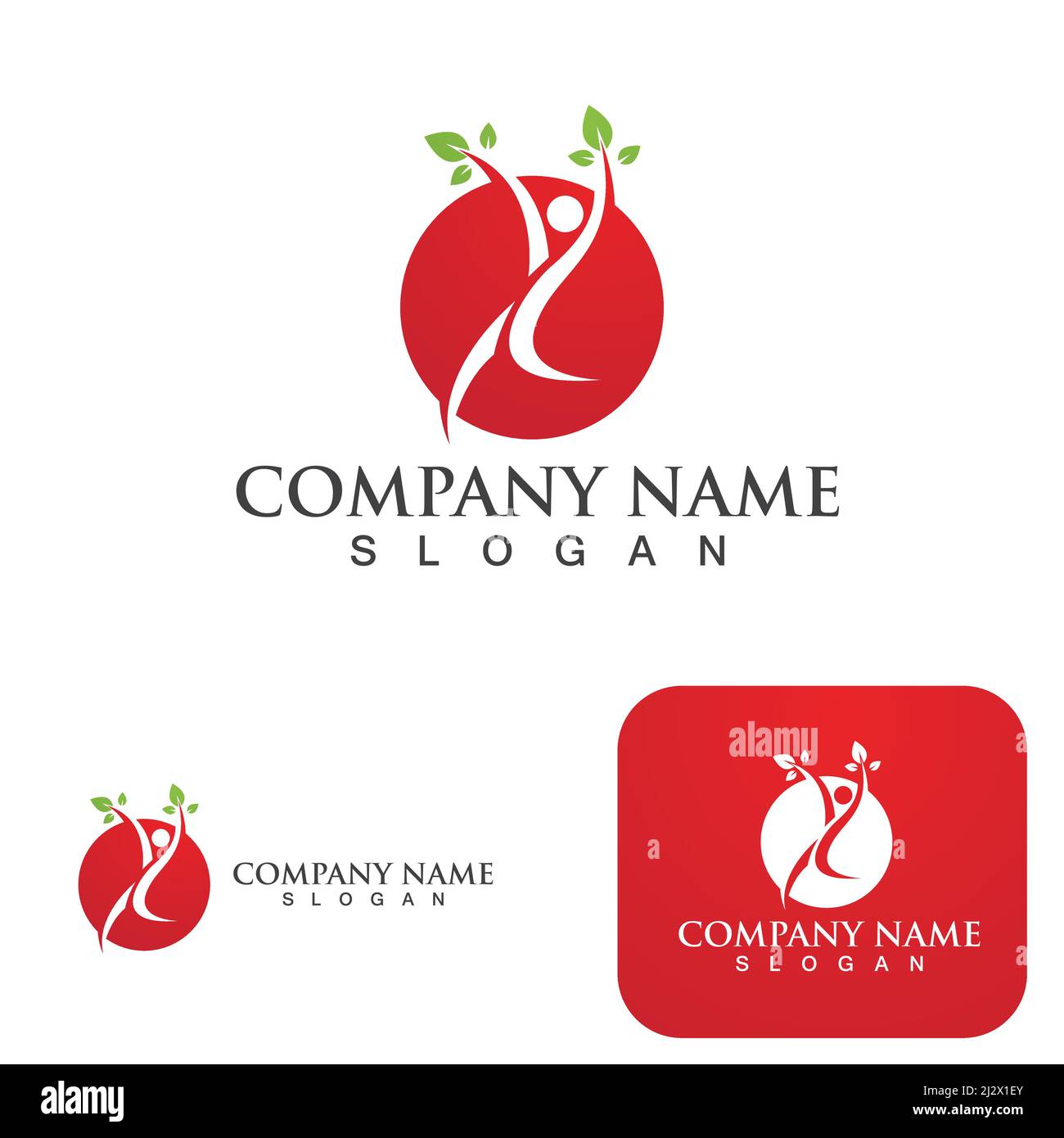 Health life people logo sign illustration vector design Stock Vector ...