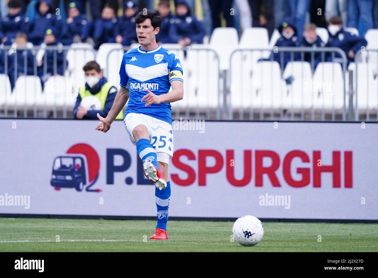 Stadio Mario Rigamonti, Brescia, Italy, April 03, 2022, Dimitri Bisoli ...