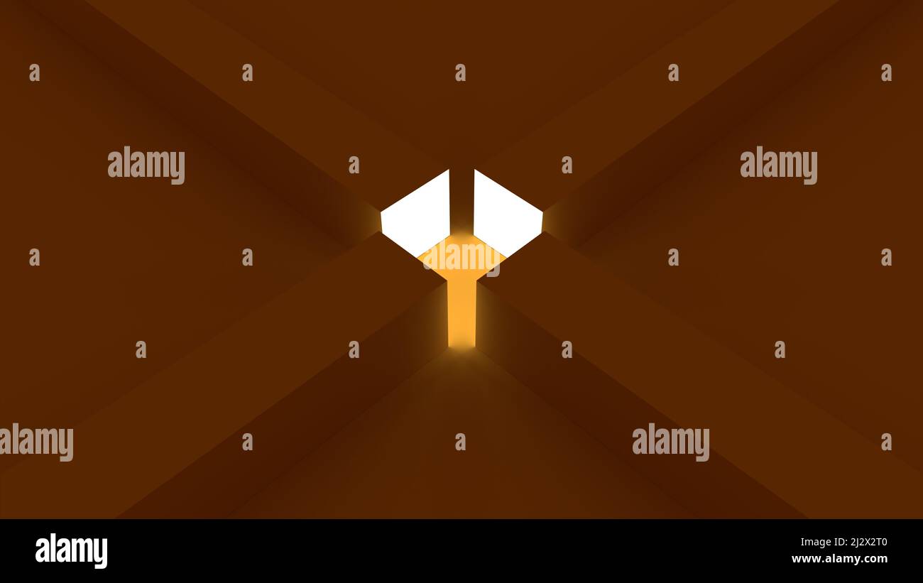 3d Rendering an abstract background using shadows Stock Photo - Alamy
