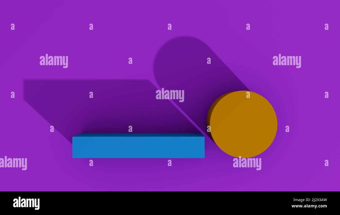 3d Rendering an abstract background using shadows Stock Photo - Alamy