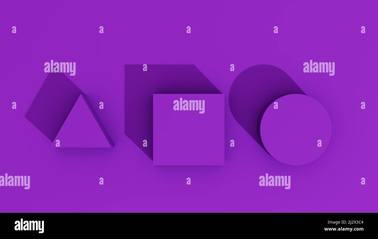 3d Rendering an abstract background using shadows Stock Photo - Alamy