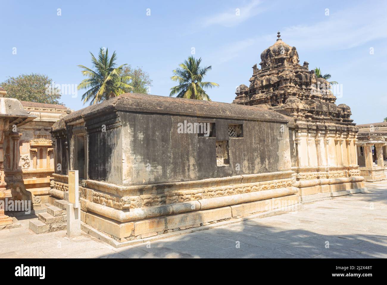 Side view of Lakshmanlingeshwara shrine Temple, Build in Early of 10th ...