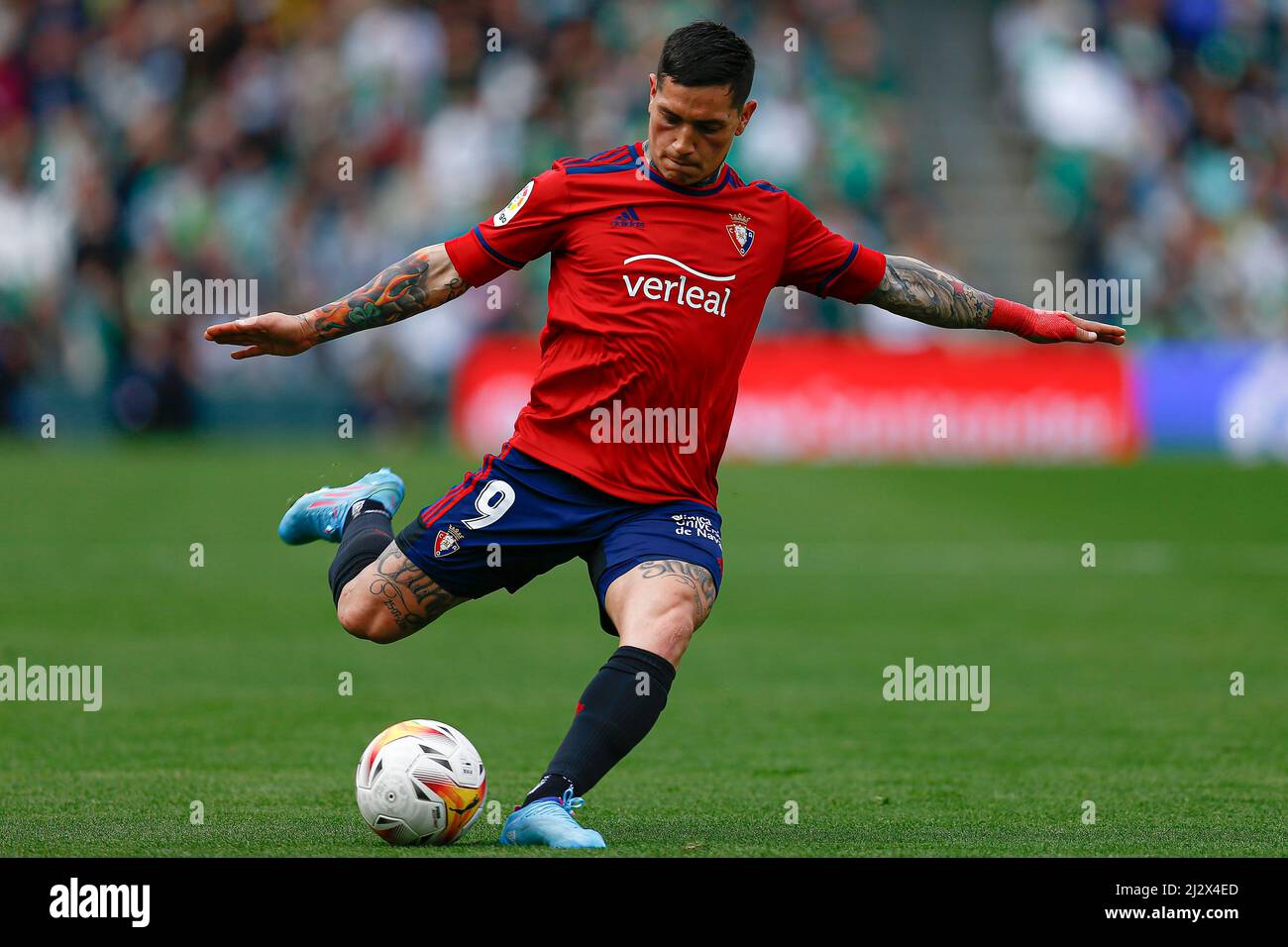 Chimy Avila of CA Osasuna during the La Liga match between Real Betis ...