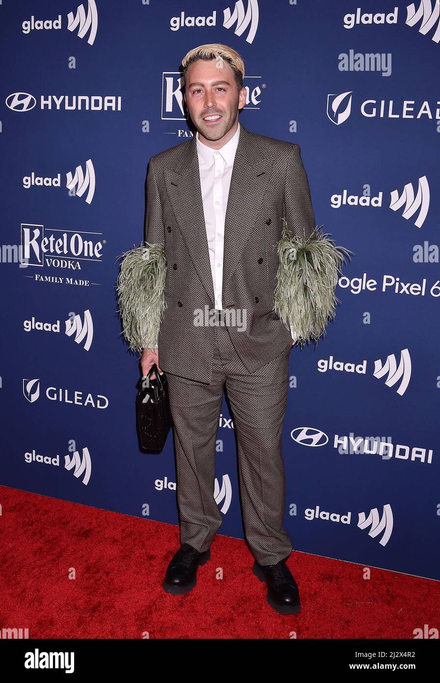 BEVERLY HILLS, CA - APRIL 02: Leland attends the 33rd Annual GLAAD ...