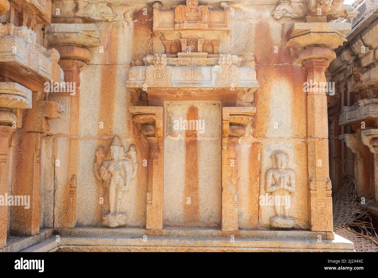 Ancient Sculptures on temples of Avani, Kolar, Karnataka, India Stock ...