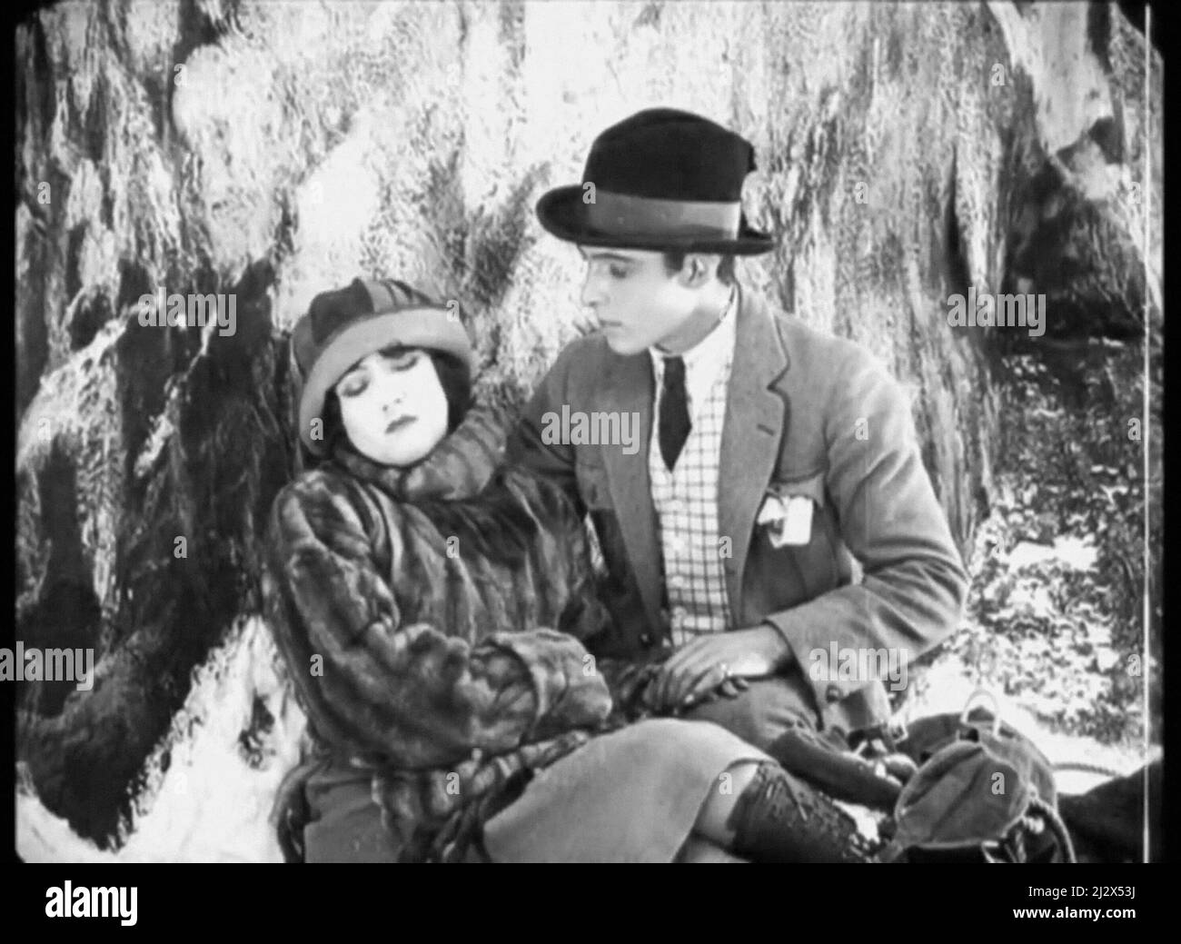 Beyond the rocks 1922 vintage film cell Stock Photo - Alamy
