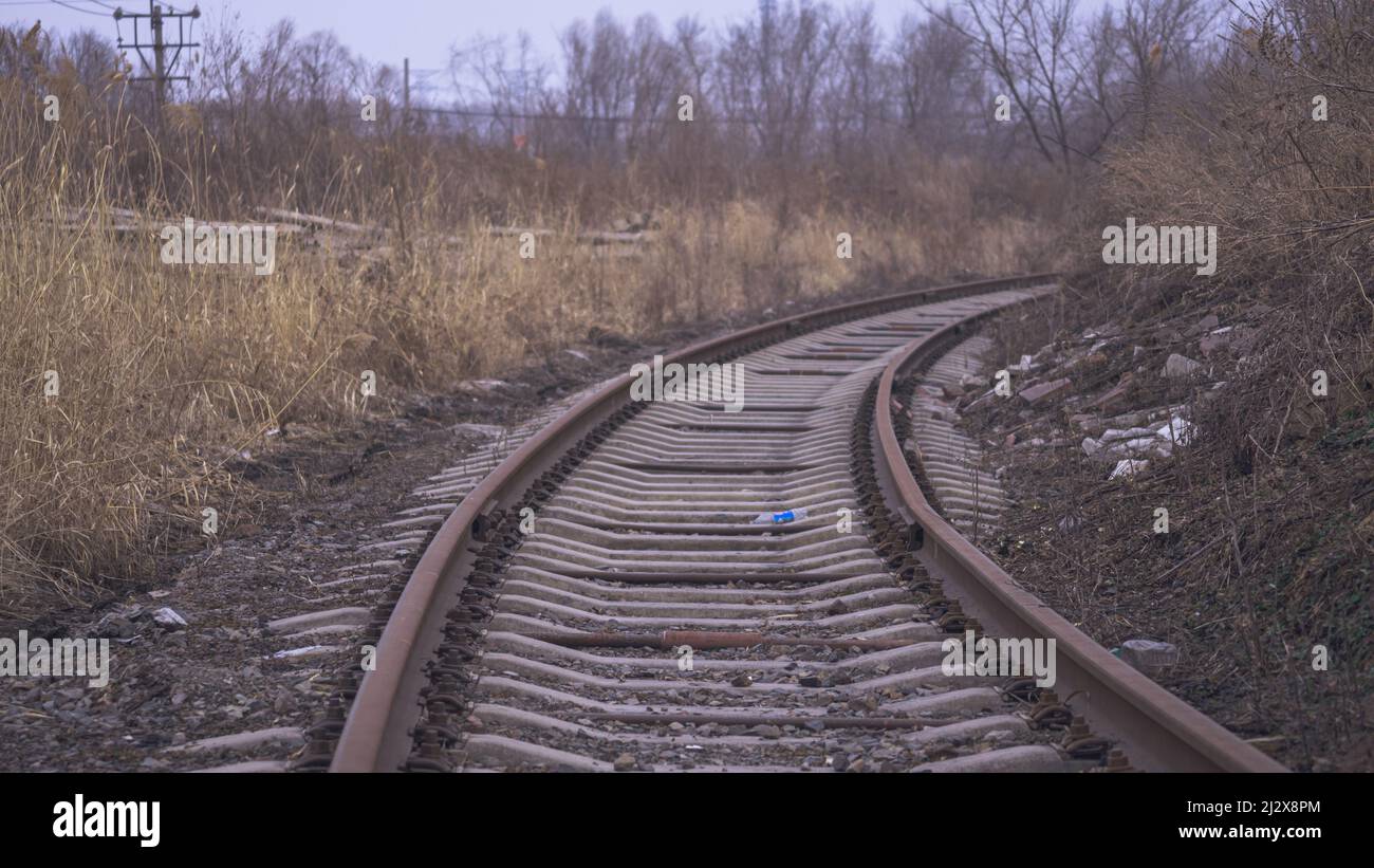 Closeup narrow gauge railway hi-res stock photography and images - Alamy