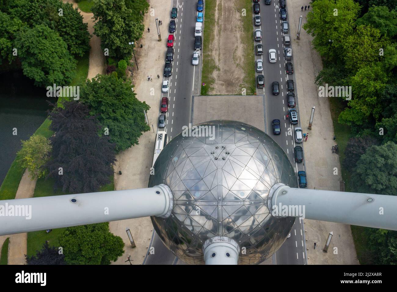 Atomium top view hi-res stock photography and images - Alamy