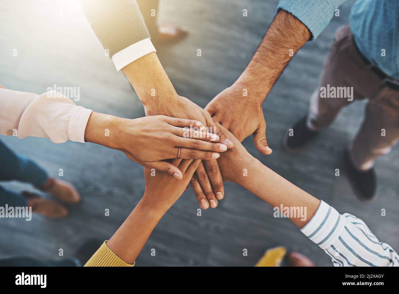 We each have a collective role to play. Closeup shot of an ...