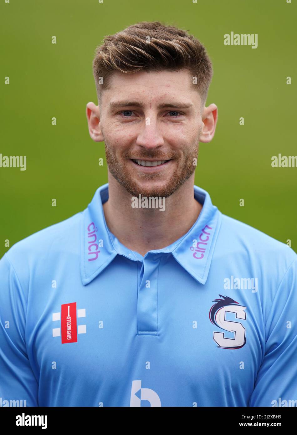 Northamptonshire's Rob Keogh during a photocall at The County Ground ...