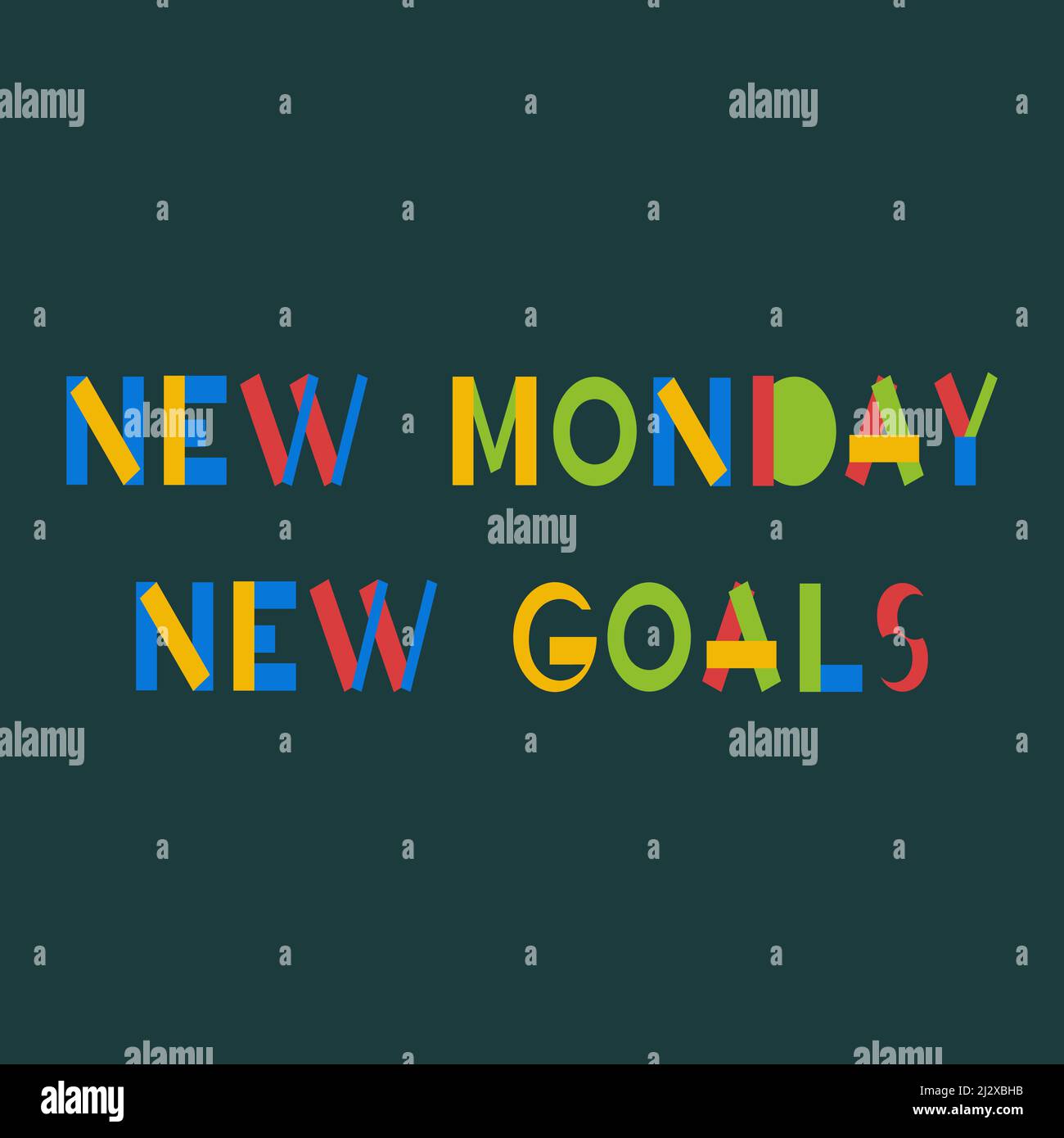 Geometric motivational poster quote hi-res stock photography and images ...