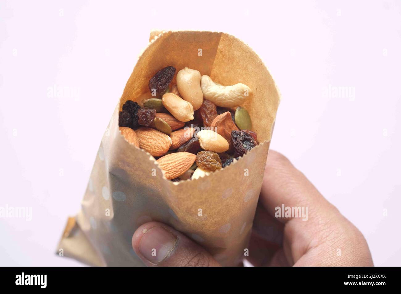 Packet of mixed nuts and fruits hi-res stock photography and images - Alamy