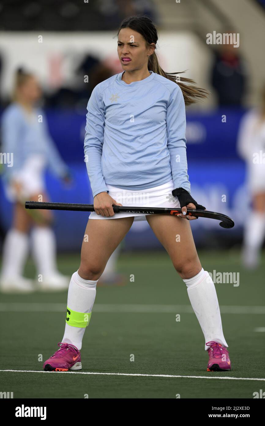 AMSTELVEEN - Amanda Magadan of USA hockey women during the FIH Pro ...