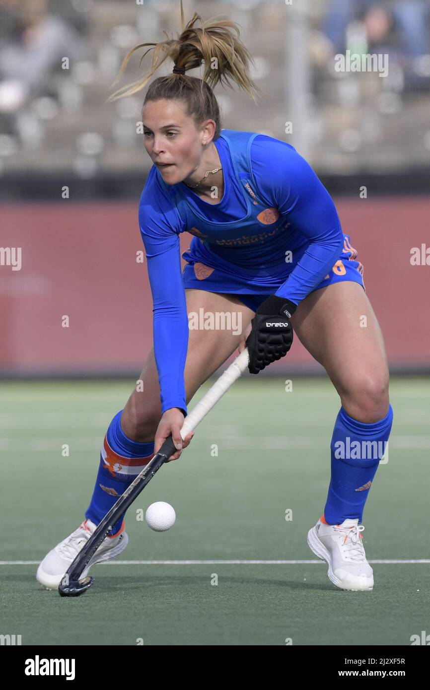 AMSTELVEEN - Pien Sanders of Holland hockey women during the FIH Pro ...
