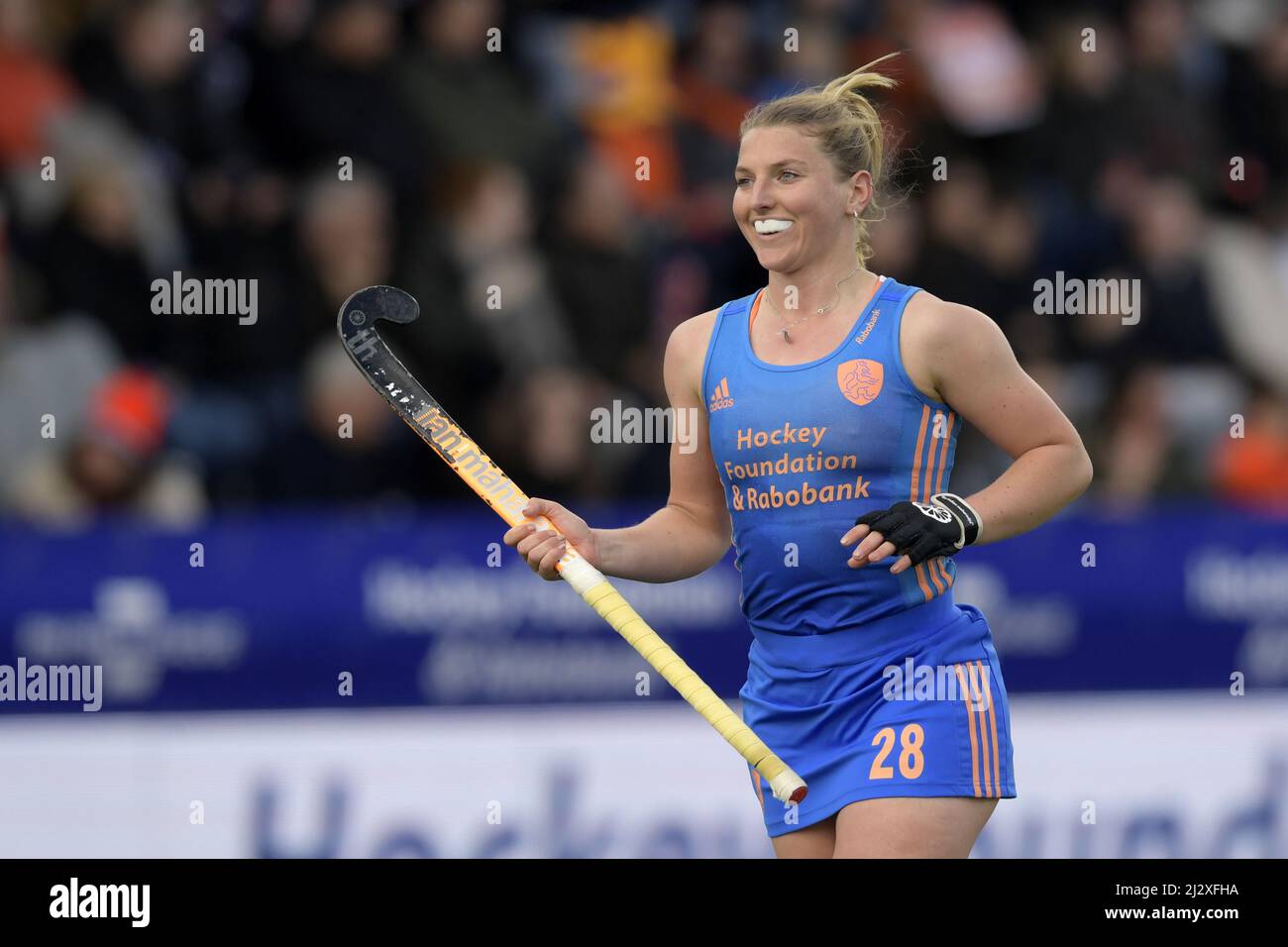 AMSTELVEEN - Tessa Clasener of Holland hockey women during the FIH Pro ...