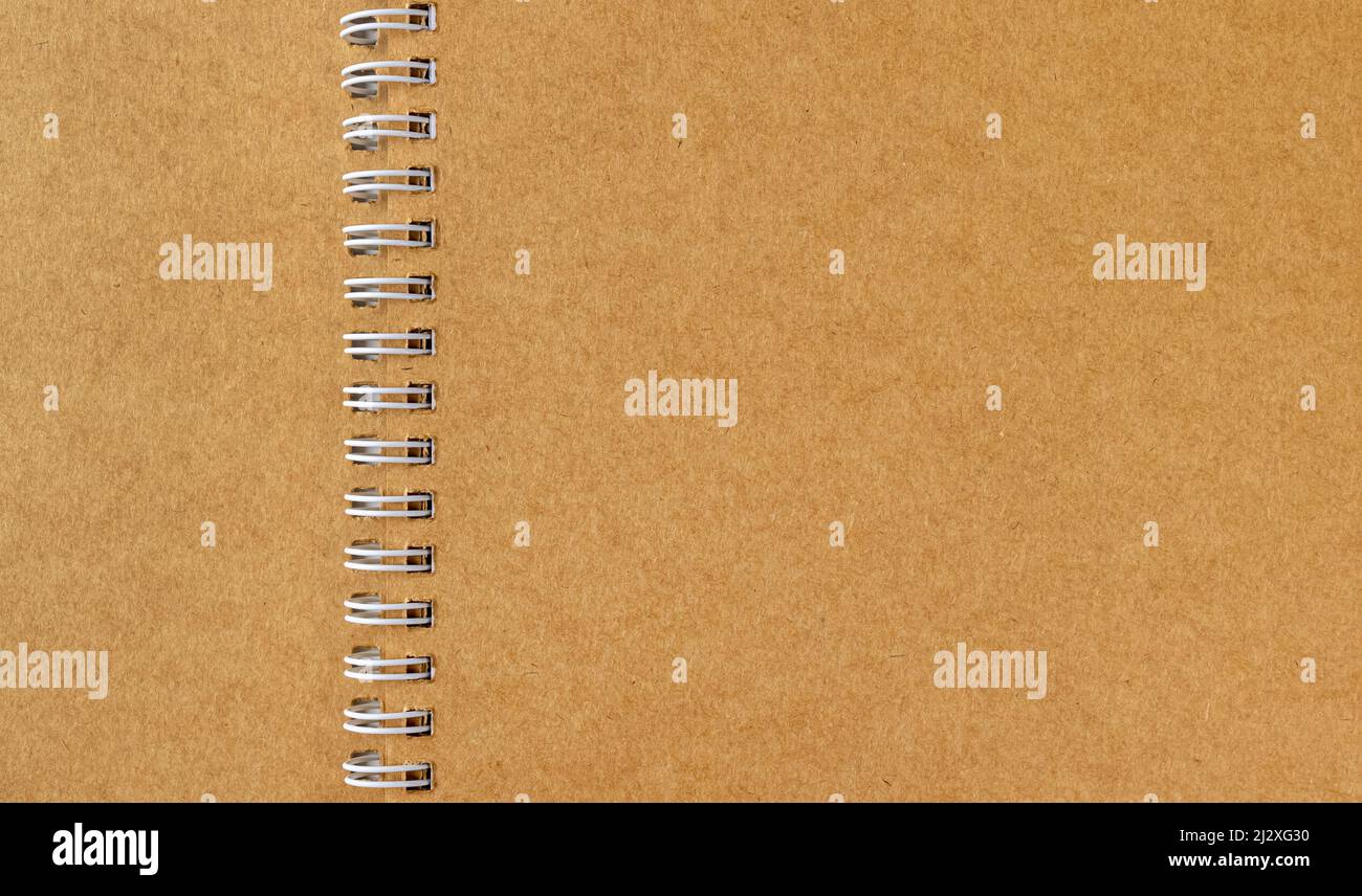 Craft sheet notebook background Stock Photo - Alamy