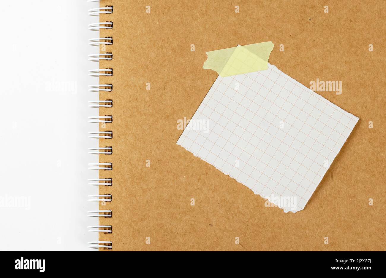 Craft sheet notebook background Stock Photo - Alamy