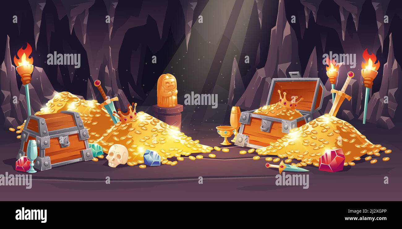 Jewel cave Stock Vector Images - Alamy