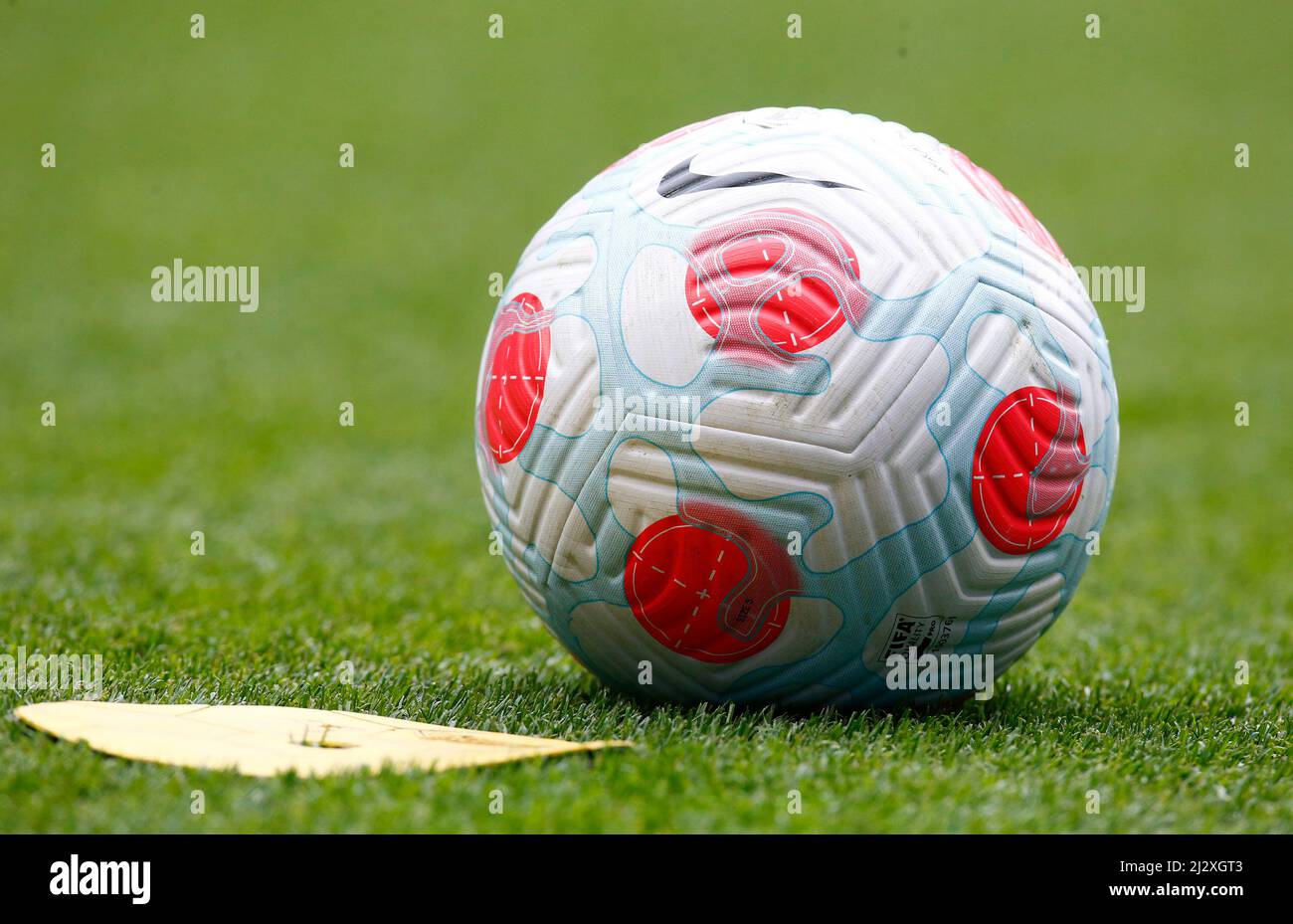 London, England - APRIL 03:Match Ball during Premier League between ...
