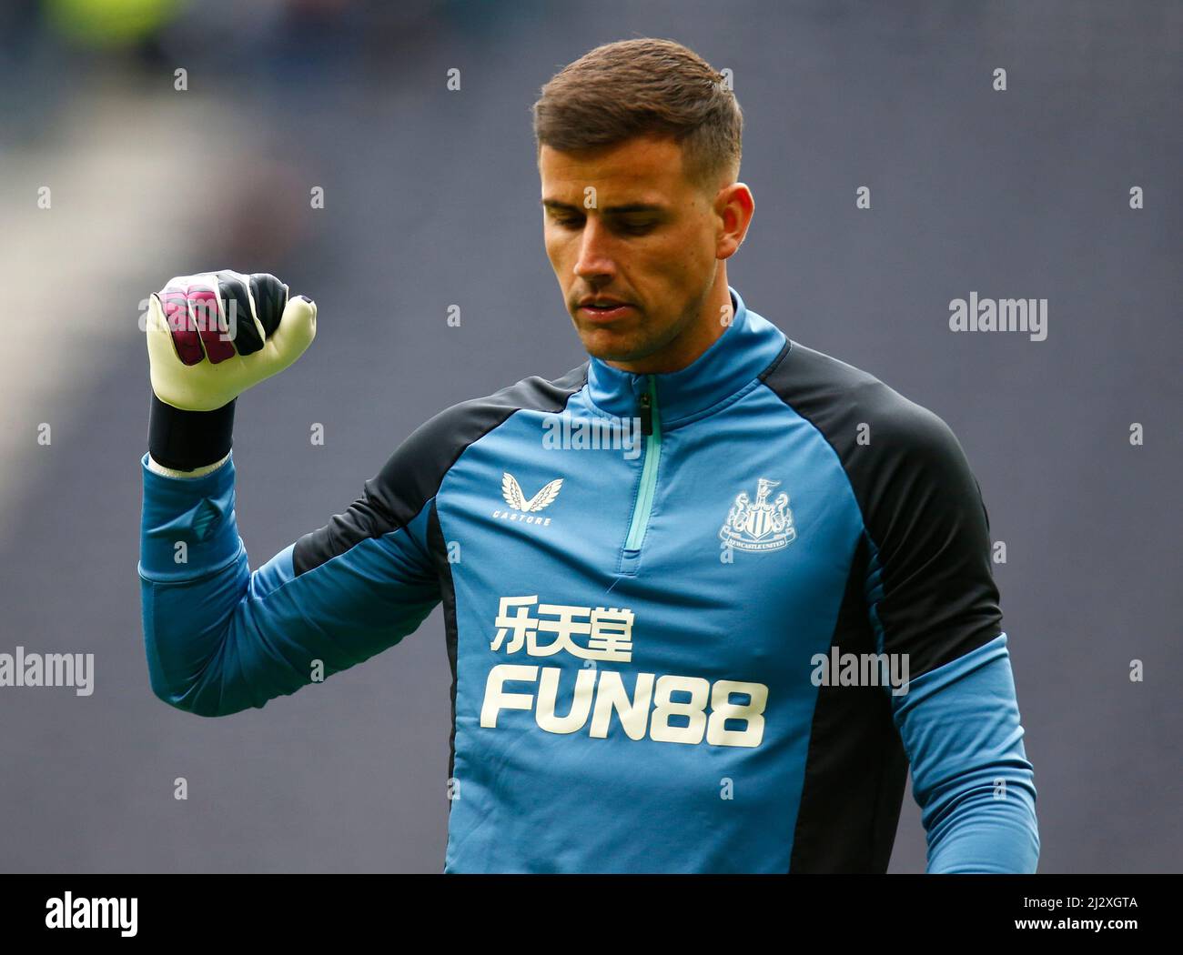 London, England - APRIL 03:Newcastle United's Mark Gillespie during the ...
