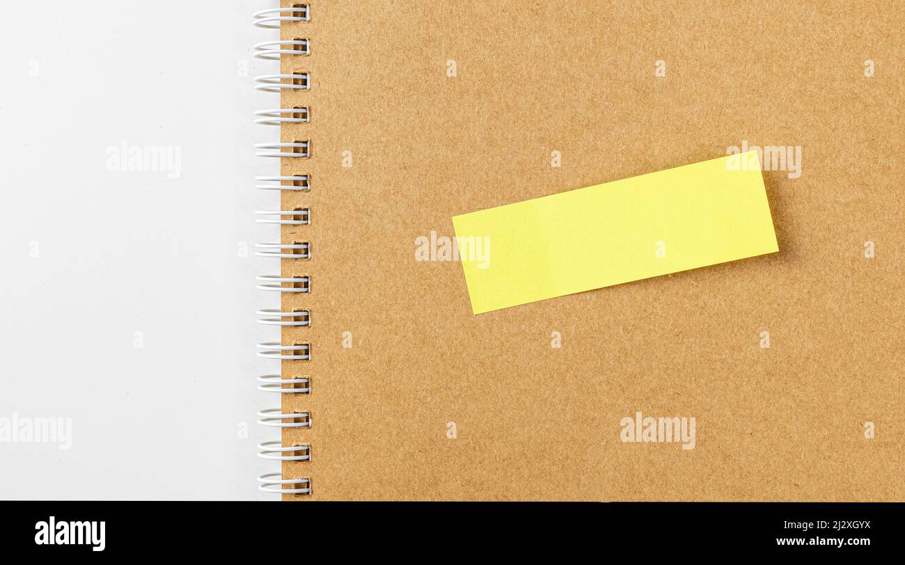 Craft sheet notebook background Stock Photo - Alamy