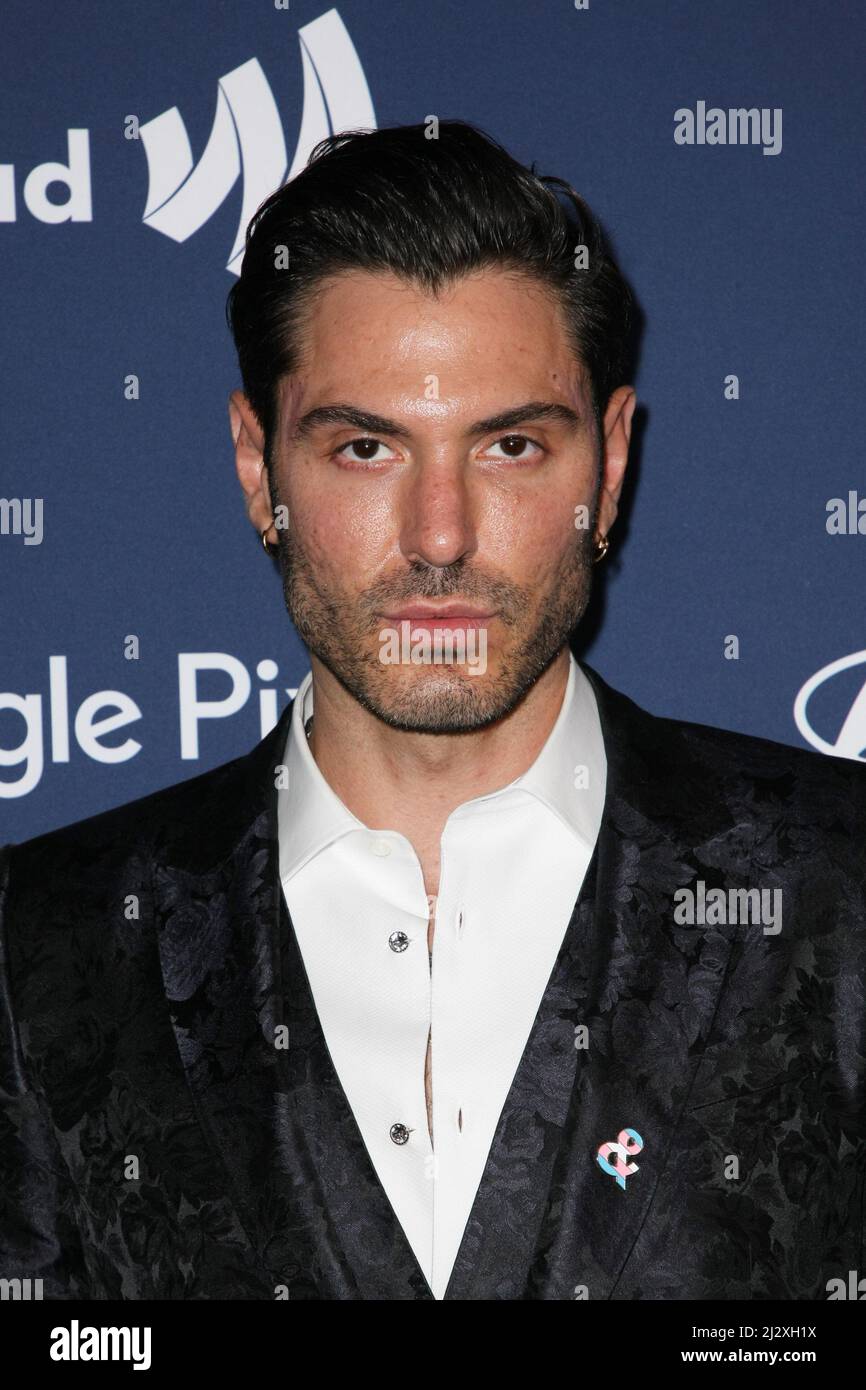 Joey Zauzig attends the 33rd Annual GLAAD Media Awards on April 02 ...