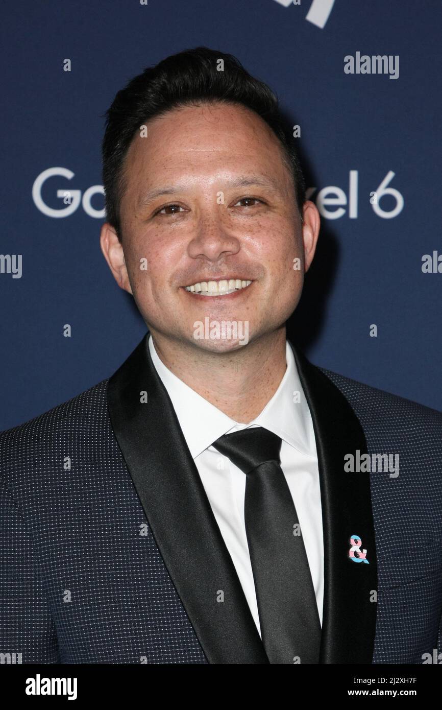 Chris Hanada attends the 33rd Annual GLAAD Media Awards on April 02 ...