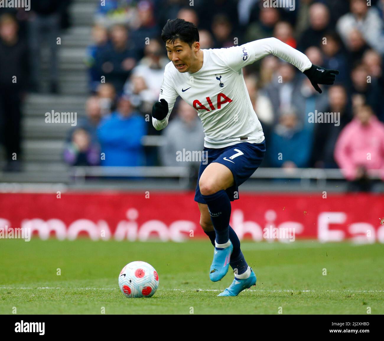 London, England - APRIL 03: Tottenham Hotspur's Son Heung-Min during ...