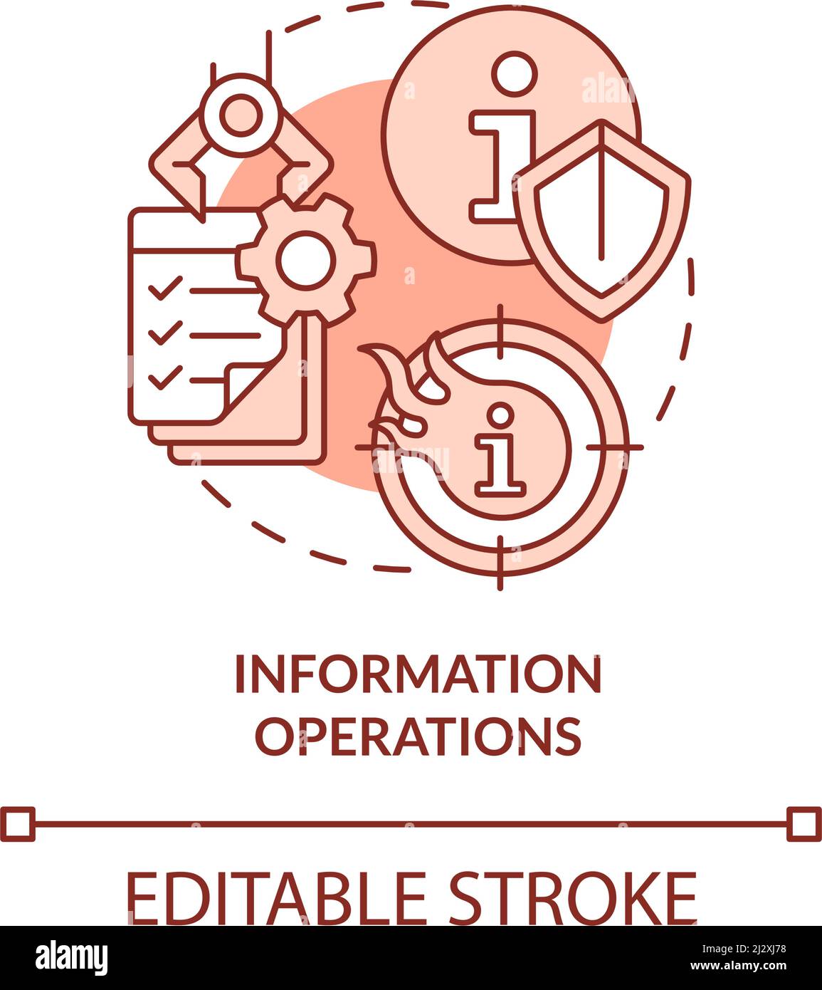 Information operations red concept icon Stock Vector Image & Art - Alamy