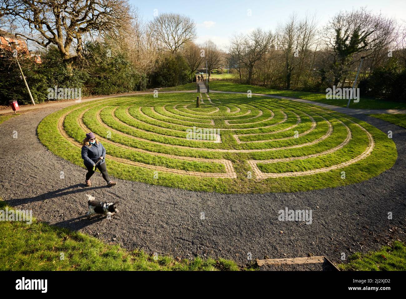 Turf labyrinth hi-res stock photography and images - Alamy