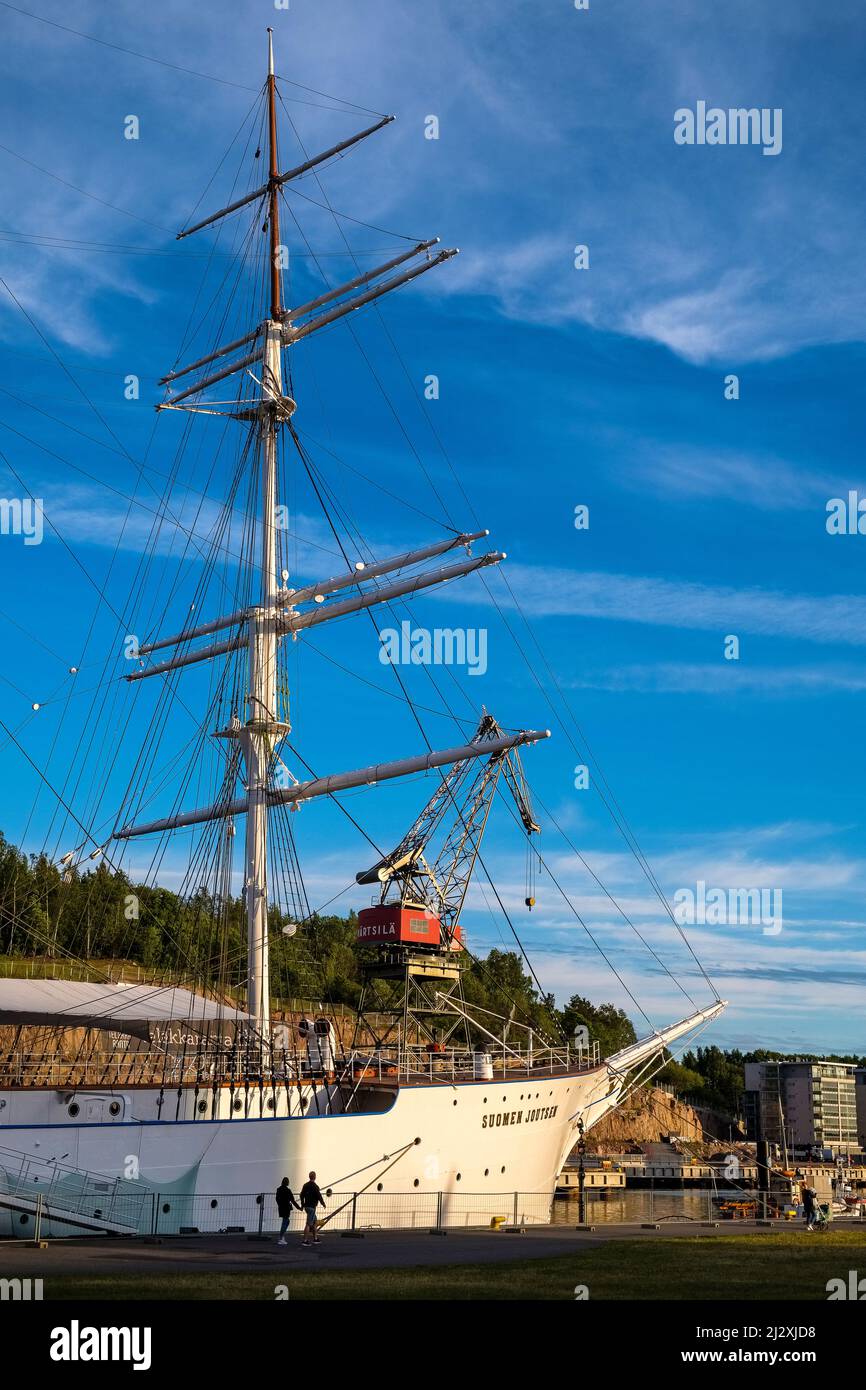 Sailing ship Suomen Joutsen, Turku, Finland Stock Photo - Alamy