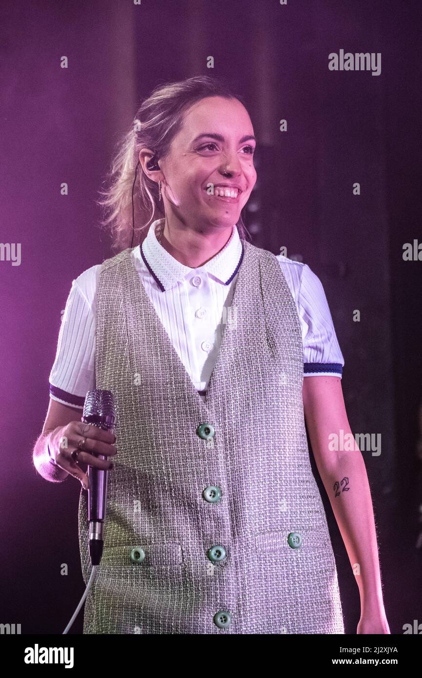 Ginestà performing at Sala Apolo, Barcelona 31 Mar. 2022. Photographer ...