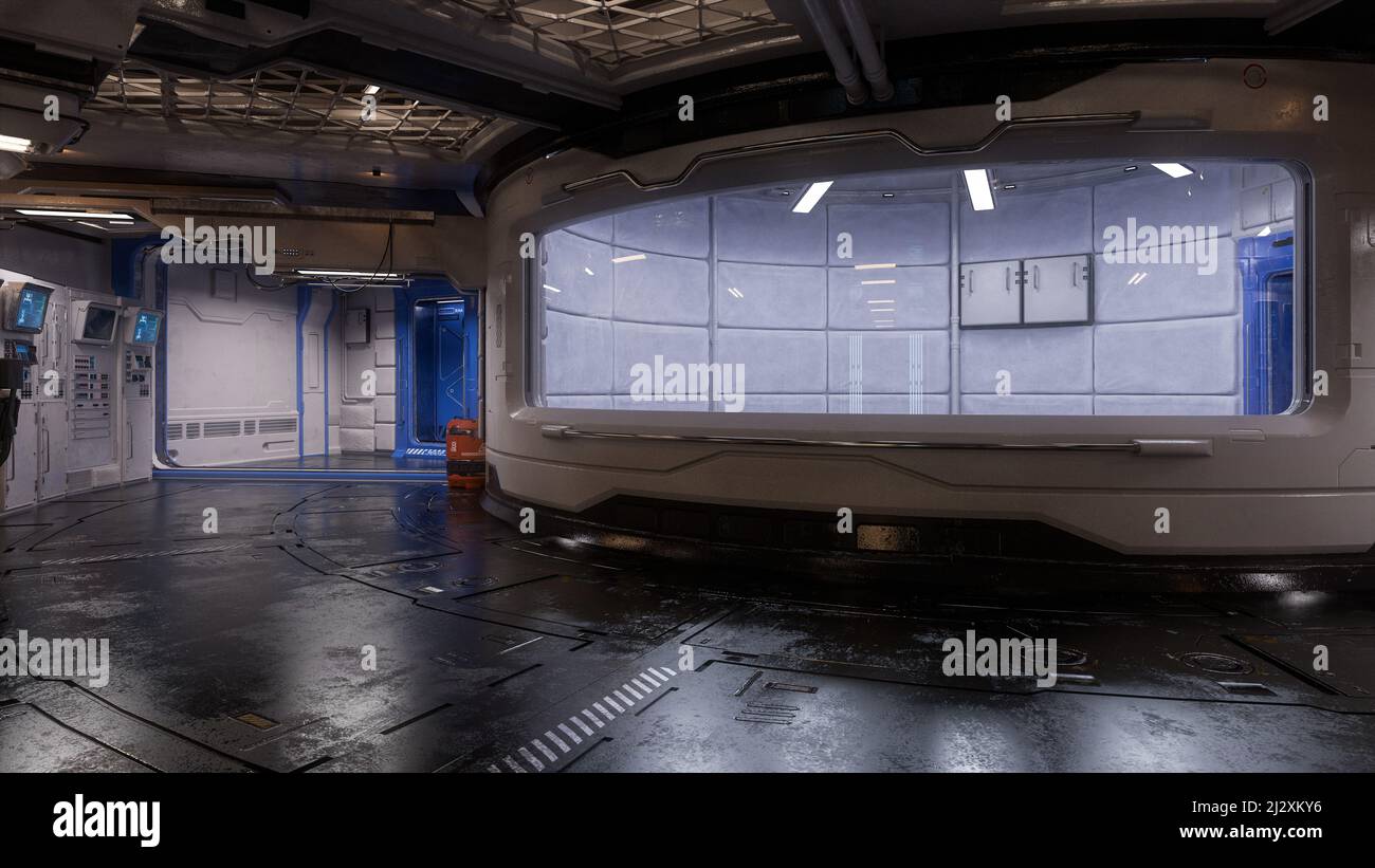 Alien Space Station Interior