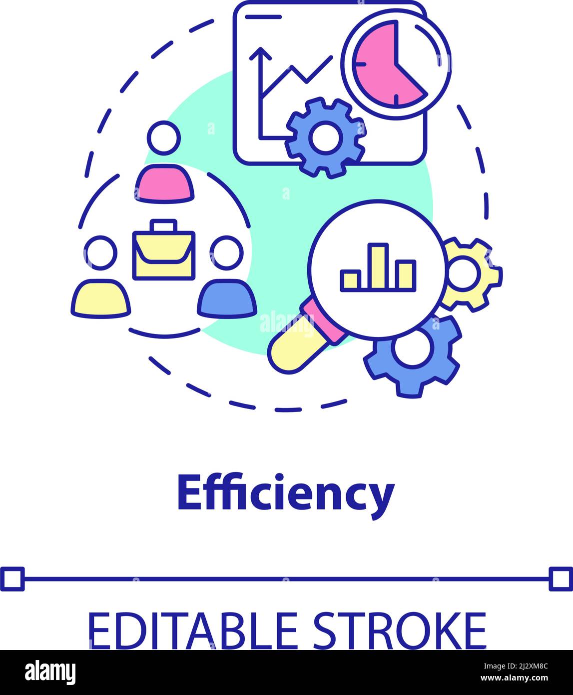 Telecommuting efficiency Stock Vector Images - Alamy