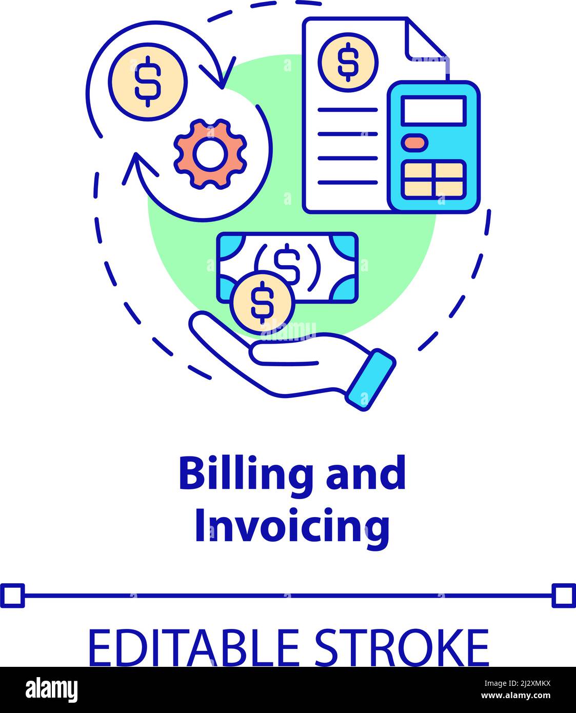 Billing and invoicing logo hi-res stock photography and images - Alamy
